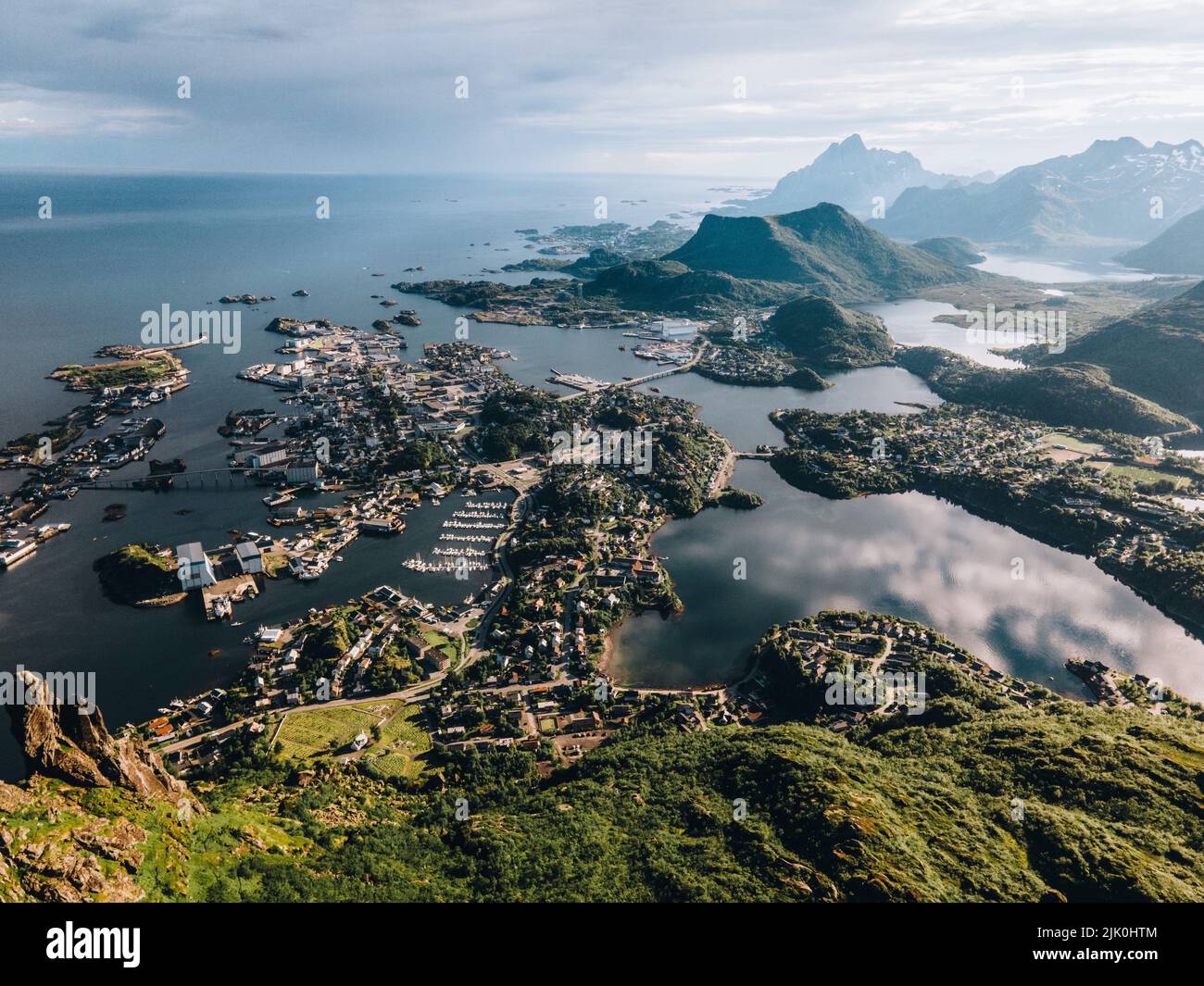 Views of Svolvaer in the Lofoten Islands in Norway Stock Photo - Alamy