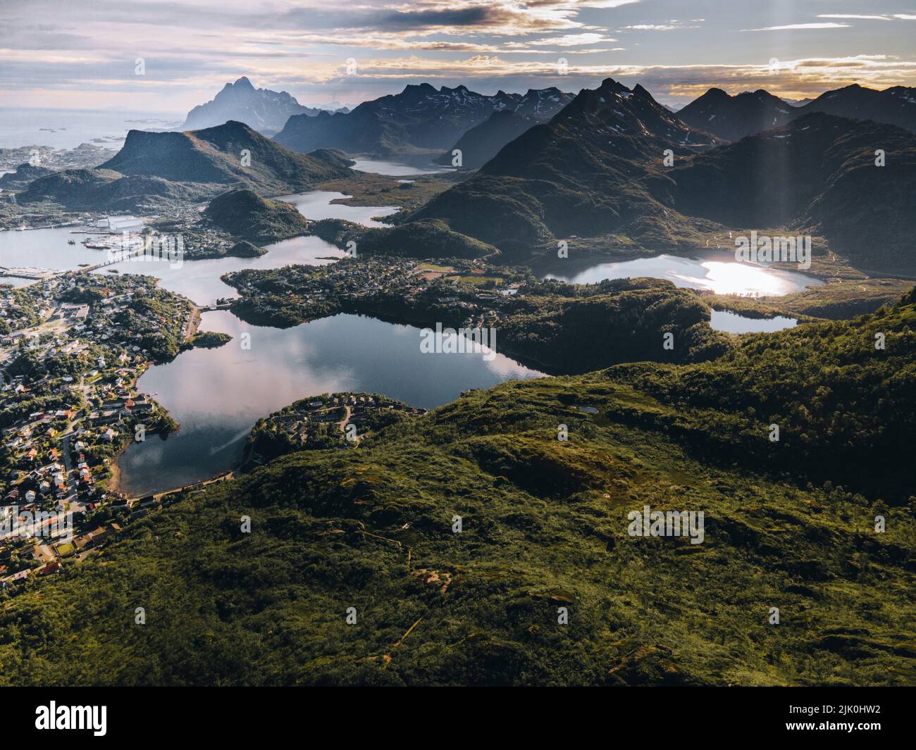 Views of Svolvaer in the Lofoten Islands in Norway Stock Photo - Alamy