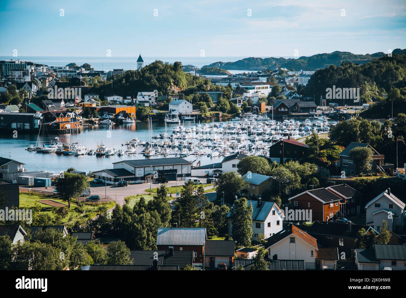 Views of Svolvaer in the Lofoten Islands in Norway Stock Photo - Alamy