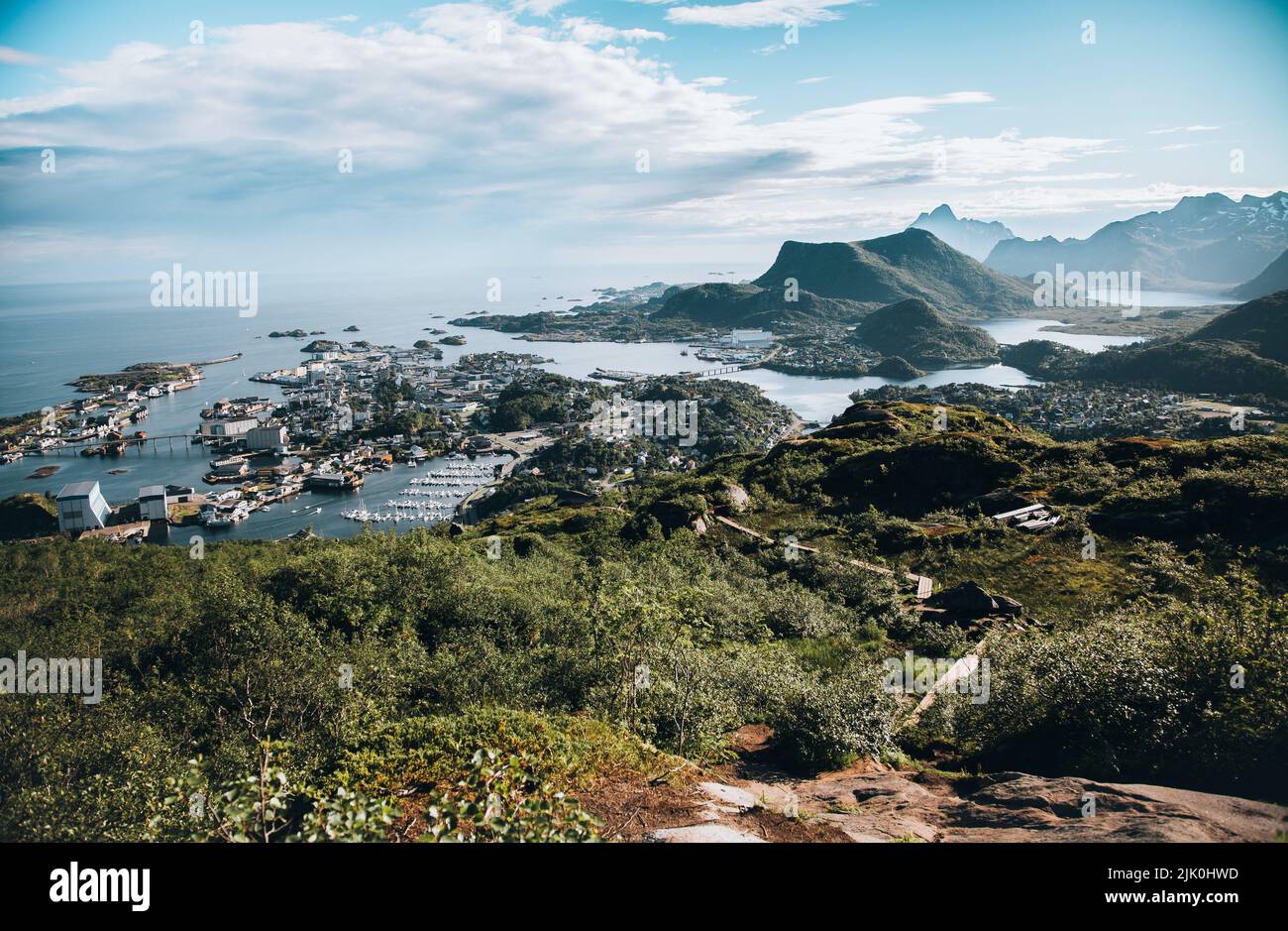 Views of Svolvaer in the Lofoten Islands in Norway Stock Photo - Alamy