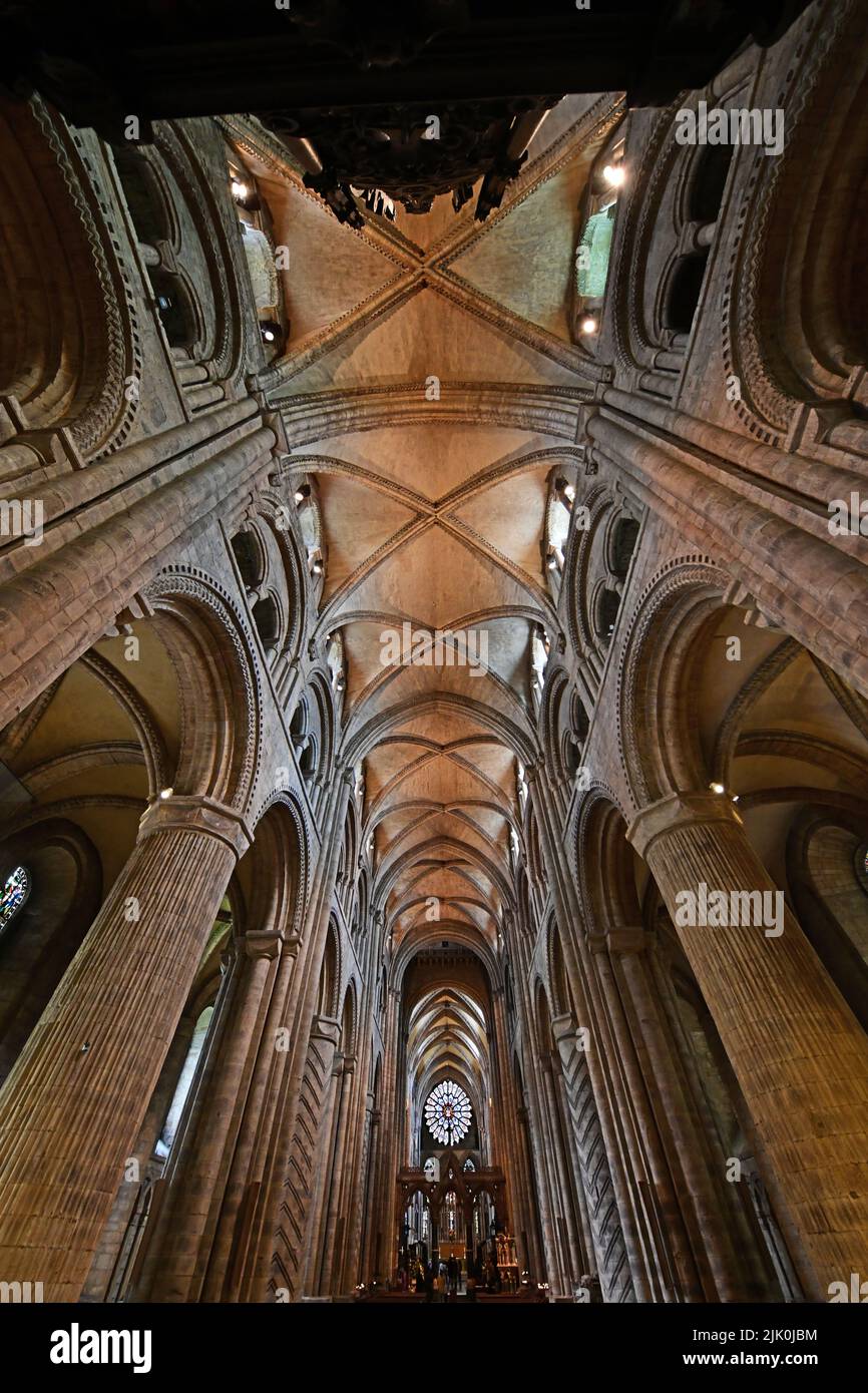 Durham Cathedral built 1093 by the Normans it is a UNESCO World ...