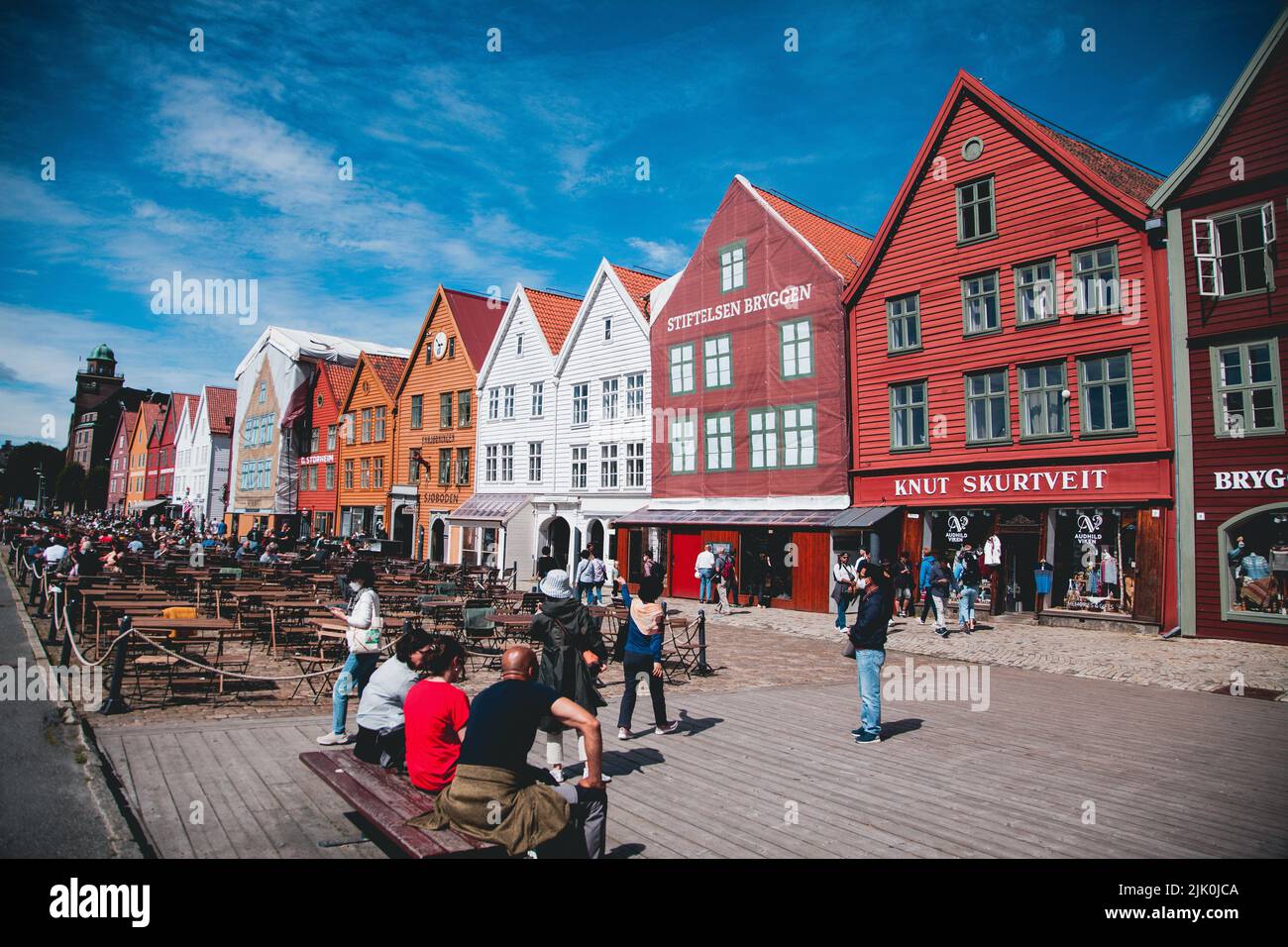 The Wooden Houses of Bryggen in Bergen, Norway Stock Photo - Alamy