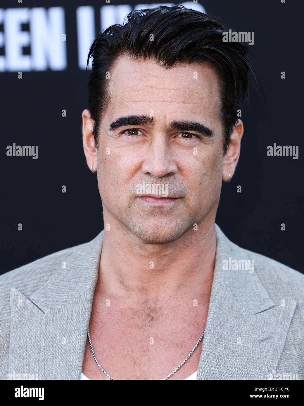 Actor colin farrell arrives premiere hi-res stock photography and ...