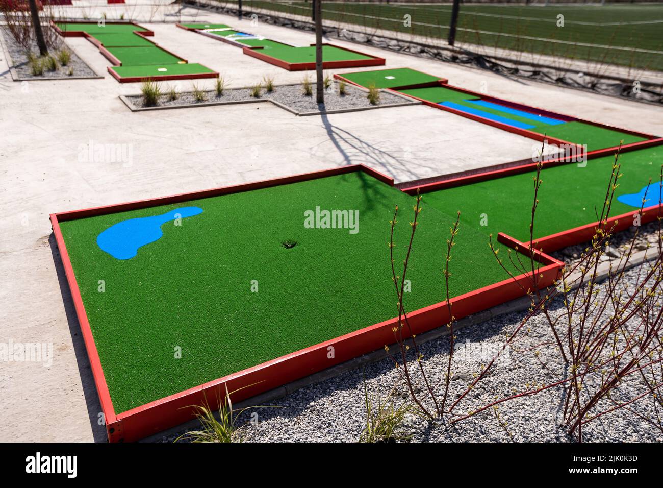 Mini golf ball track hi-res stock photography and images - Alamy