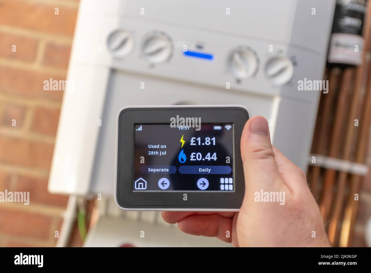 Electricity smart meter england hi-res stock photography and images - Alamy