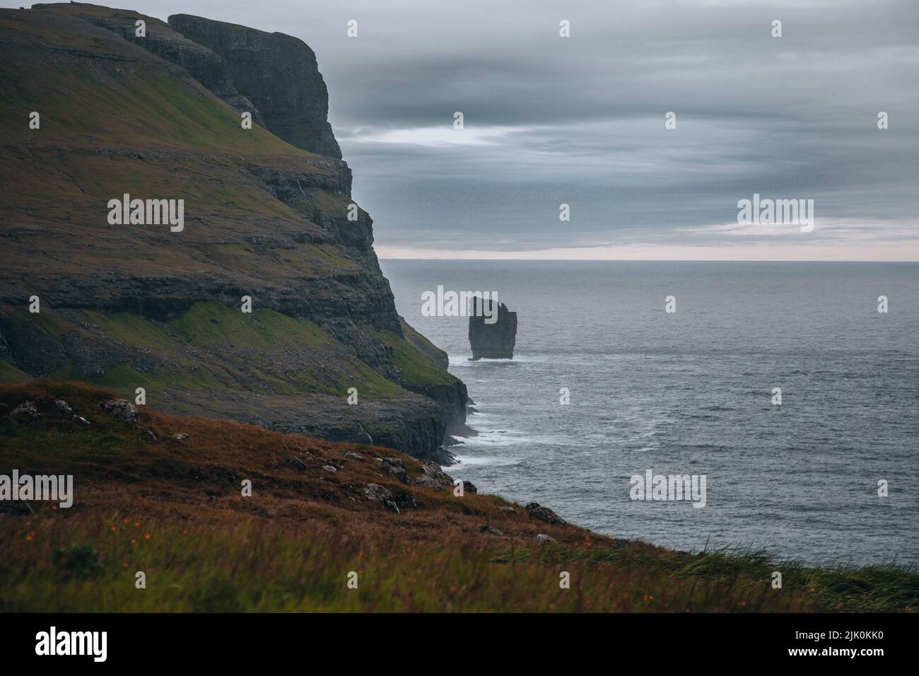 Risin og Kellingin off the coast of Faroe Islands Stock Photo - Alamy