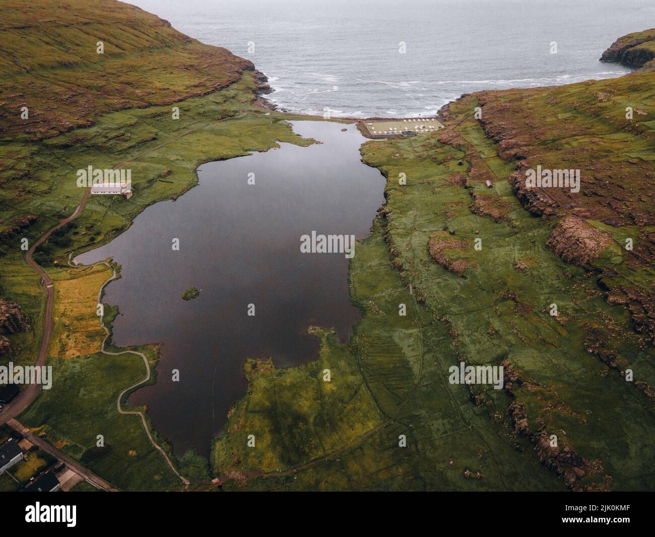 Nidara Vatn Lake in the Faroe Islands Stock Photo - Alamy