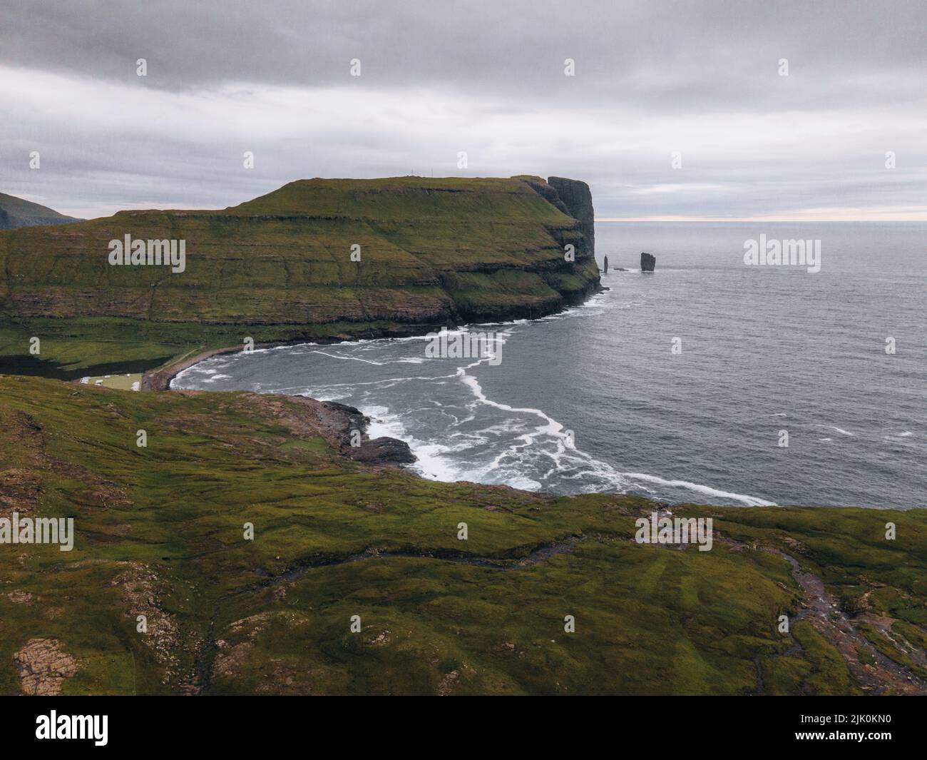 Risin og Kellingin off the coast of Faroe Islands Stock Photo - Alamy