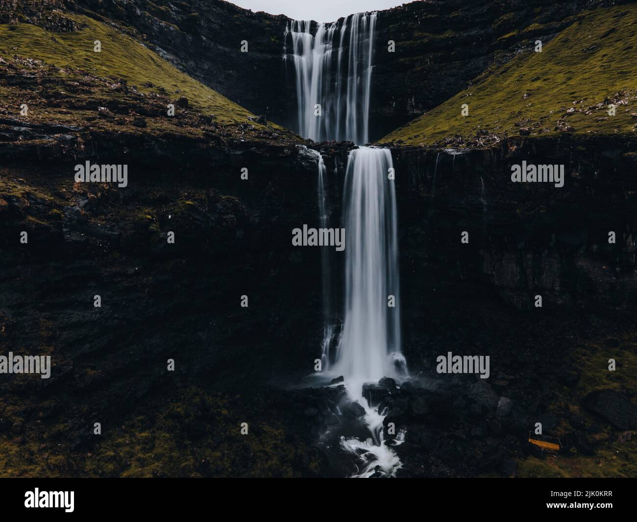 Fossá Waterfall as seen in the Faroe Islands Stock Photo - Alamy