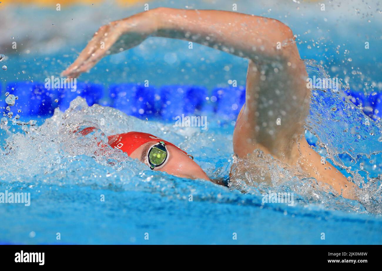 Jersey's Lily Scott during the Women's 200m Freestyle - Heat at ...