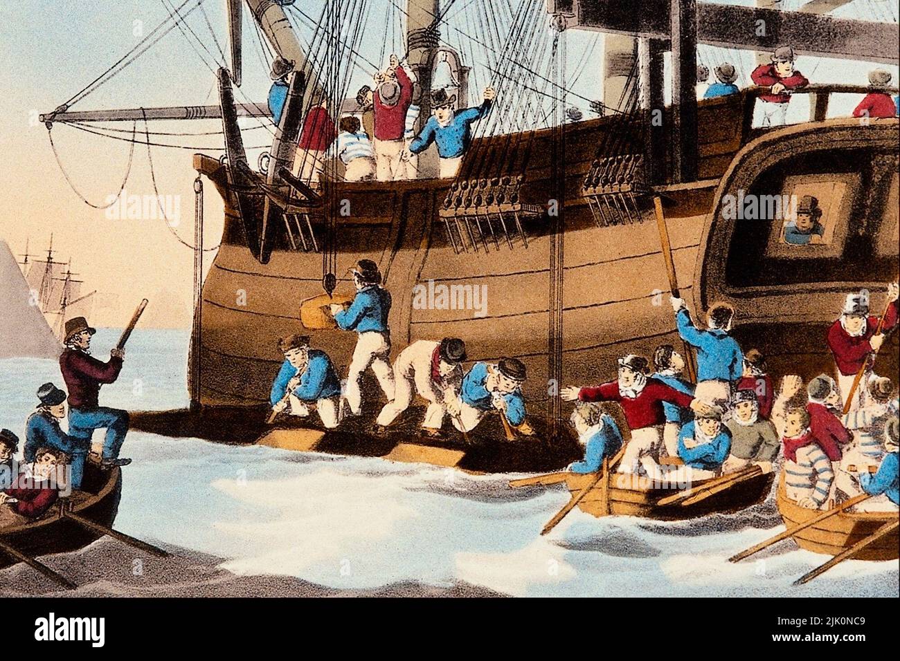 Historic whaling ship sketches hi-res stock photography and images - Alamy