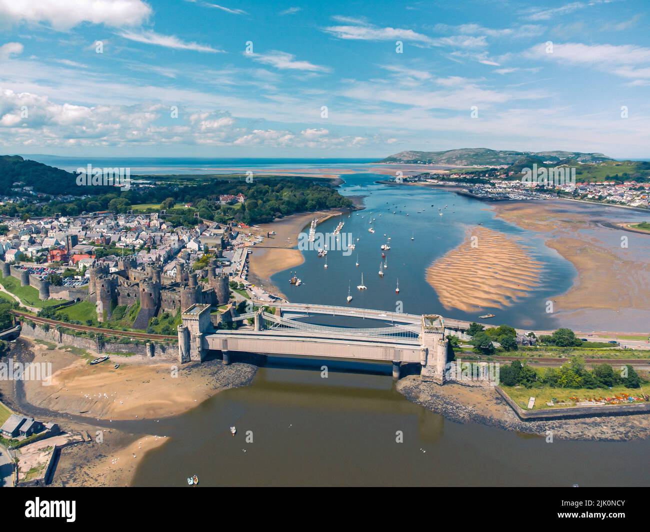The Pembroke Castle, a medieval castle in the centre of Pembroke ...