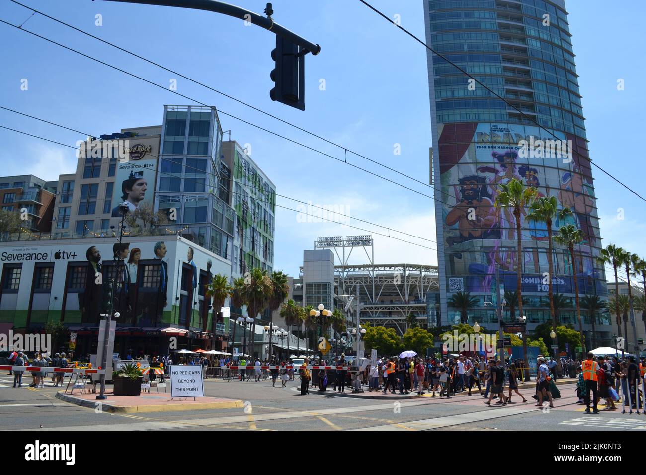 Crowds gather around downtown San Diego for Comic Con 2022 Stock Photo ...
