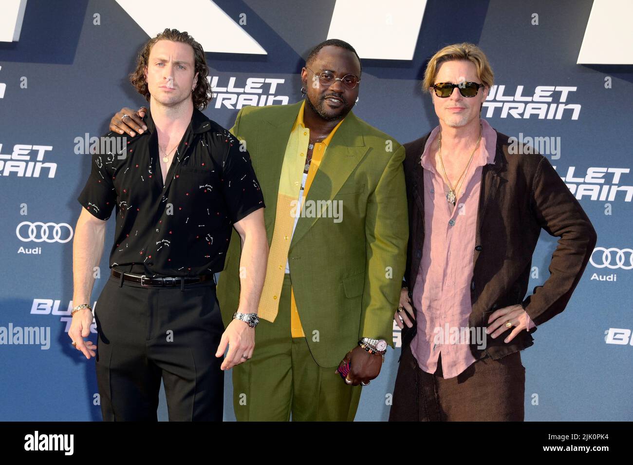 Aaron taylor johnson brian tyree henry hi-res stock photography and ...