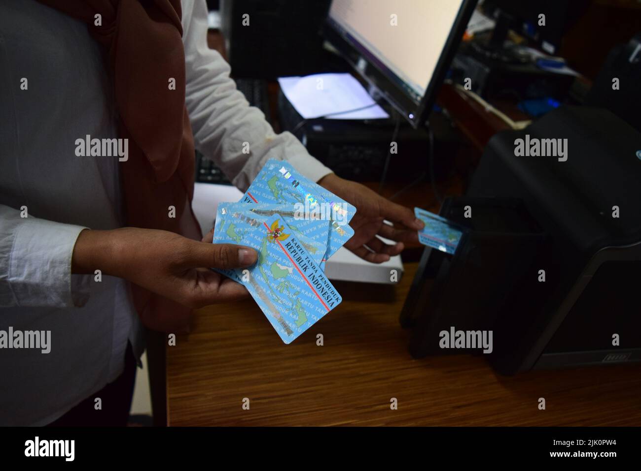Bogor, Indonesia - 2021 : Indonesian Kartu Tanda Penduduk (KTP)or ...