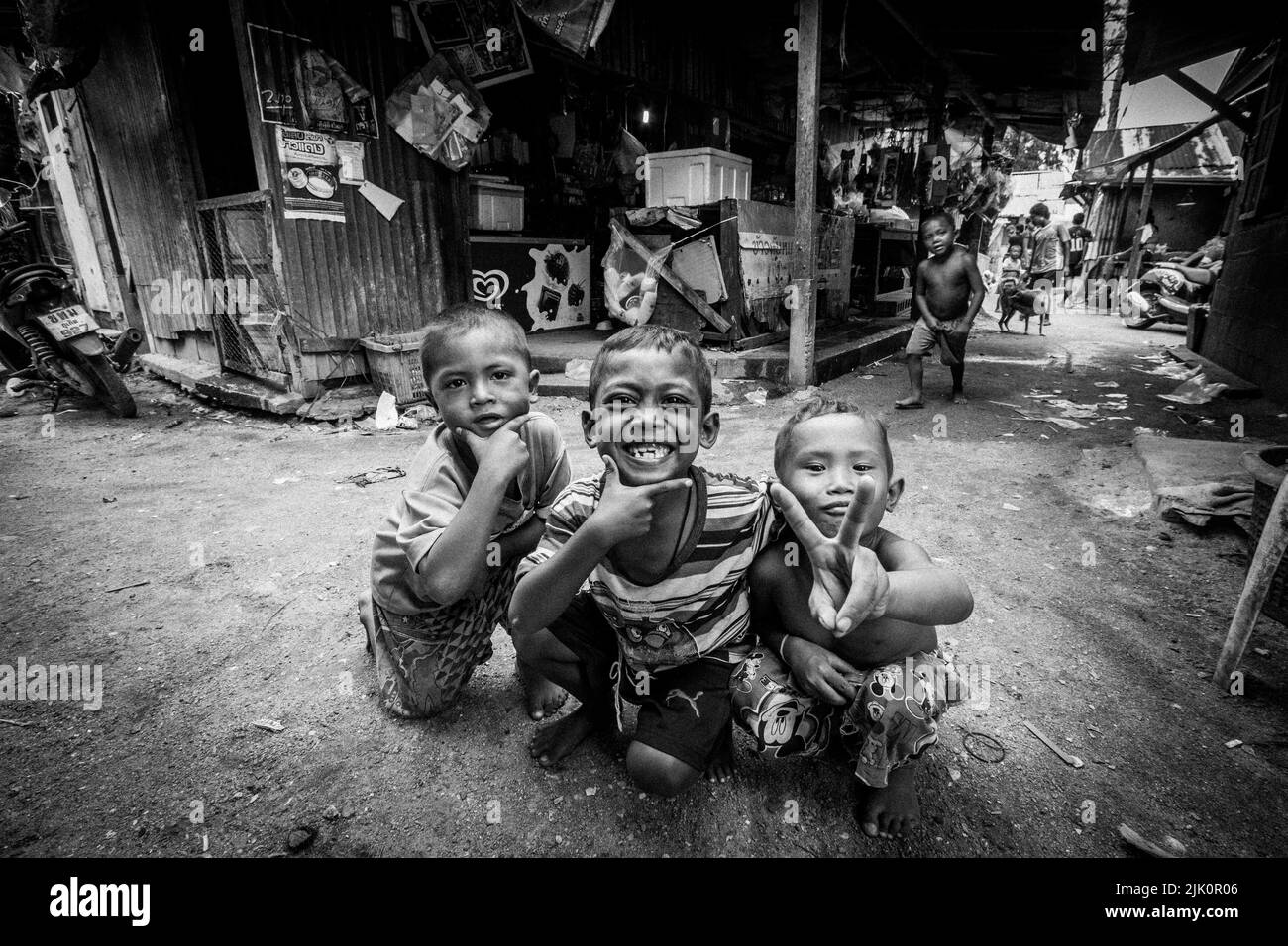 Sea gypsy children playing in hi-res stock photography and images - Alamy