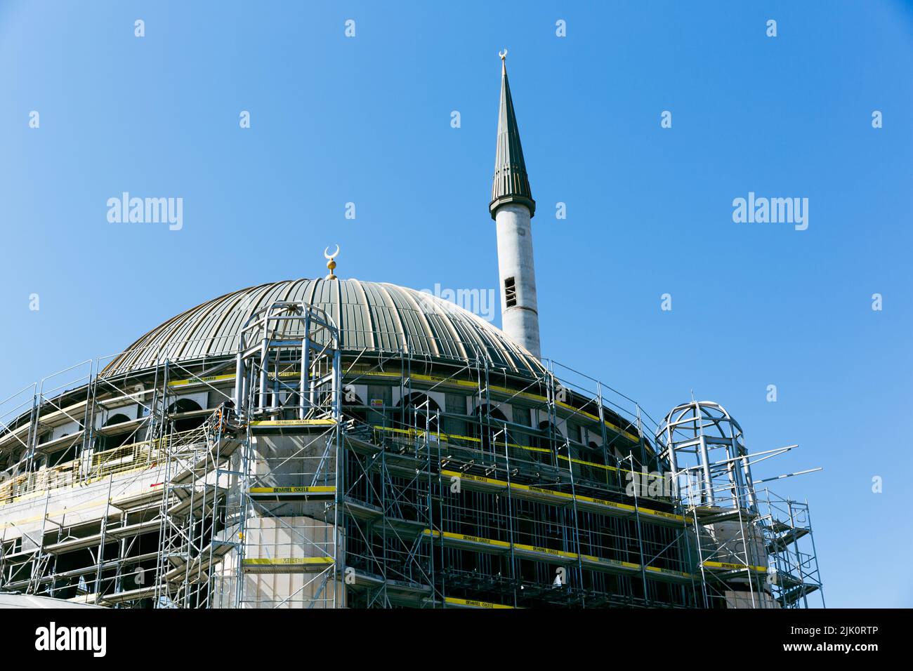 A section from the construction of the Taksim mosque Stock Photo - Alamy