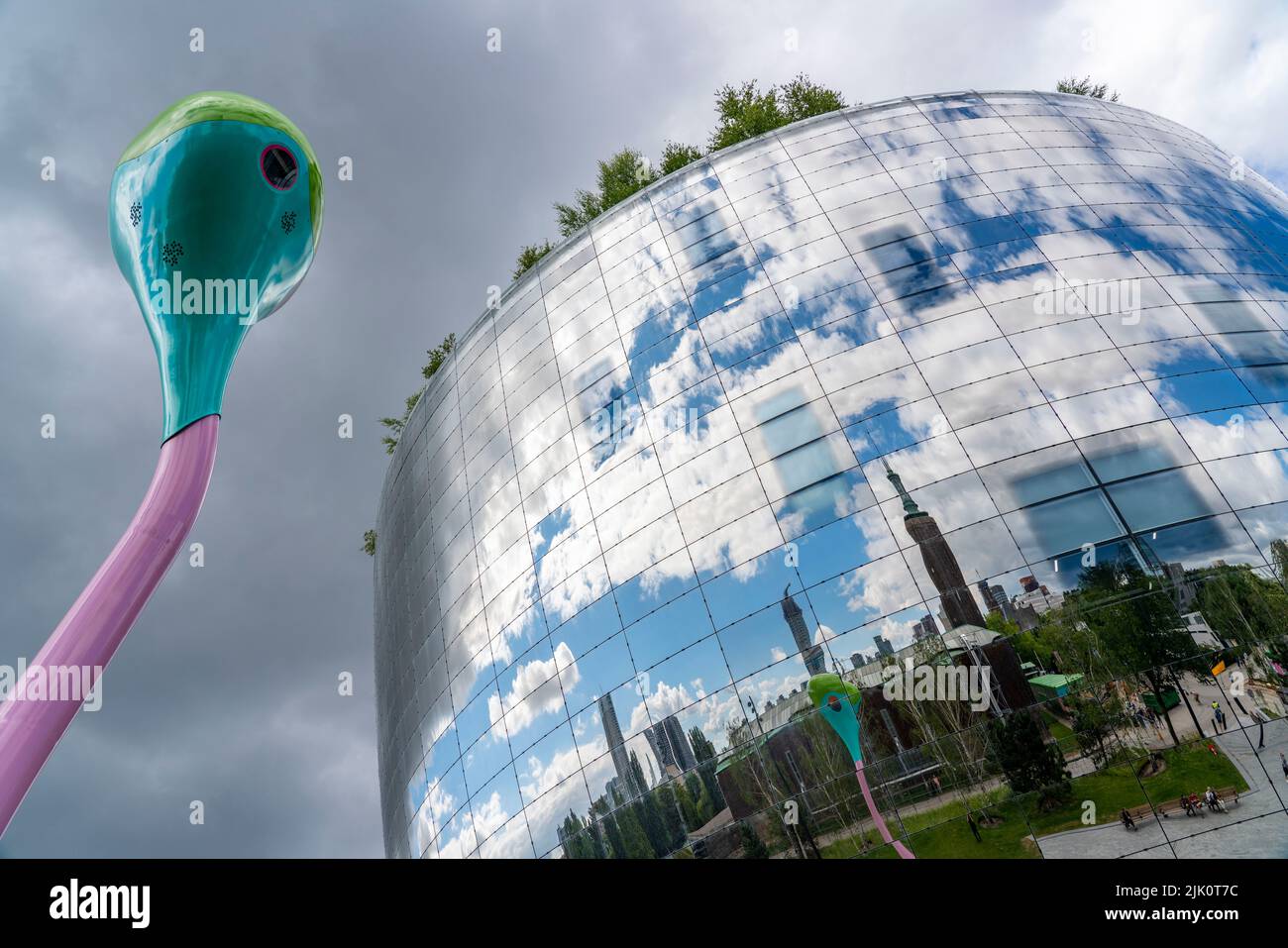 The Boijmans Van Beuningen Depot in Rotterdam, display depot of the ...