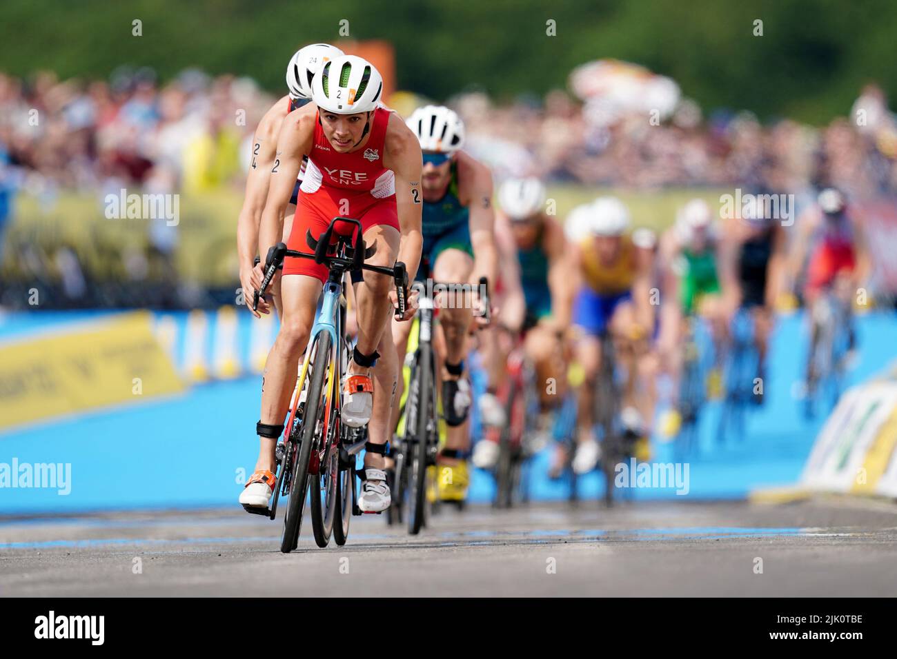 England's Alex Yee in action during the Men’s Individual (Sprint ...