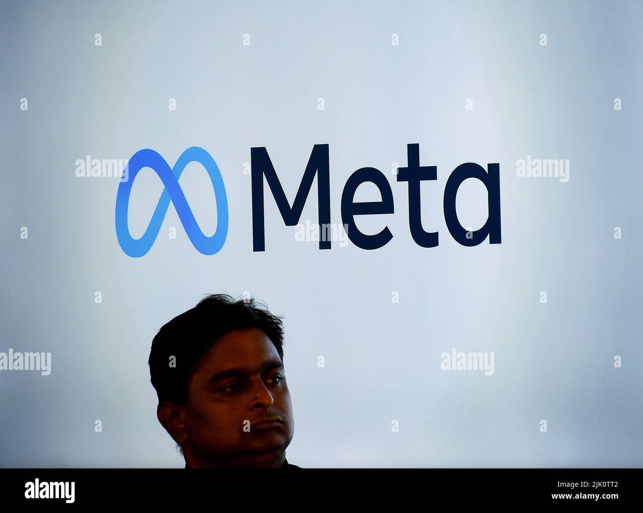 Mumbai, India. 28th July, 2022. In this photo illustration, A man is ...