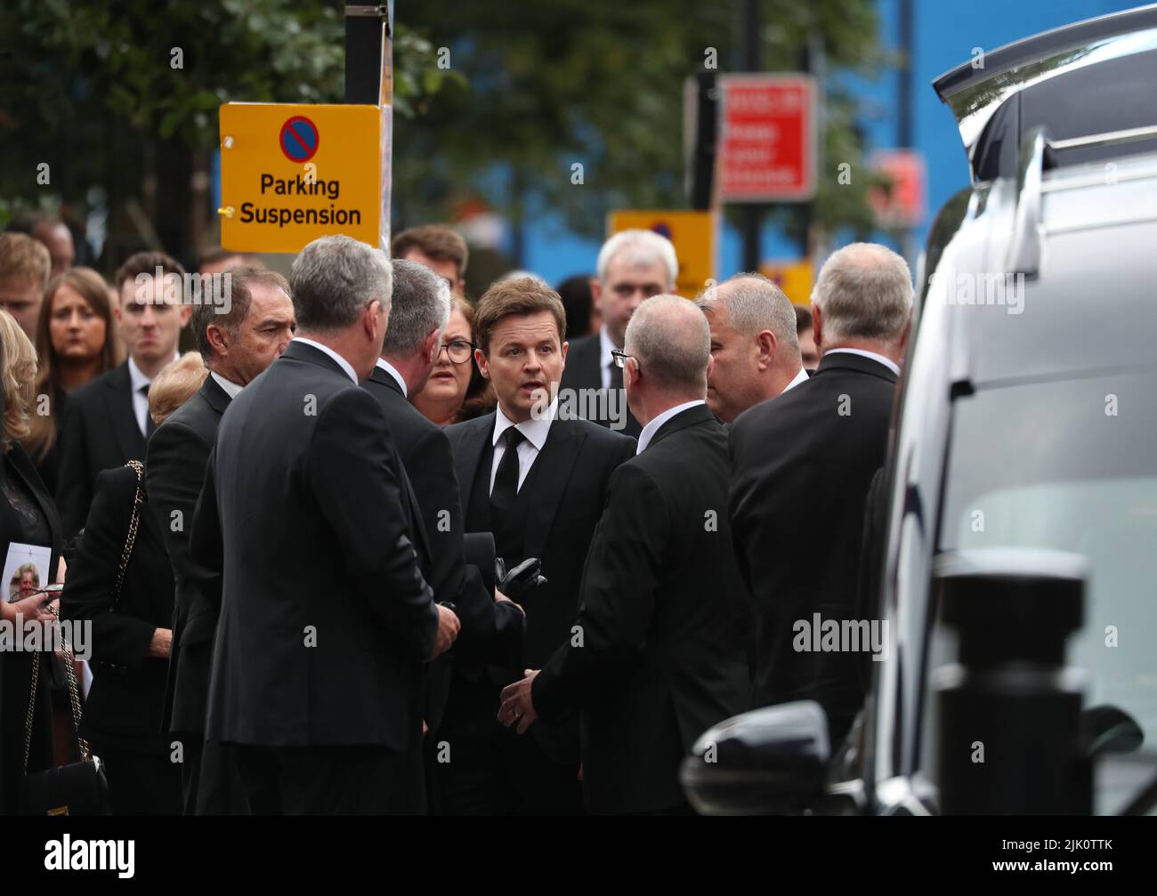 Declan Donnelly arriving for the Requiem Mass for his brother, Father ...