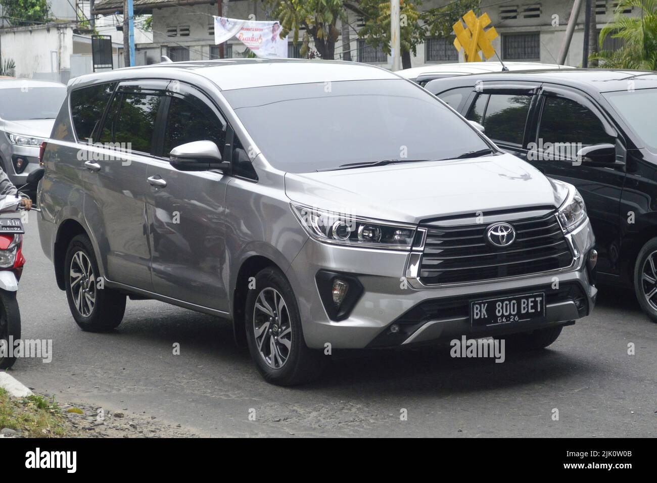 2019 Toyota Kijang Innova (Typw 2.4 G) in Medan, North Sumatra, Indonesia Stock Photo - Alamy
