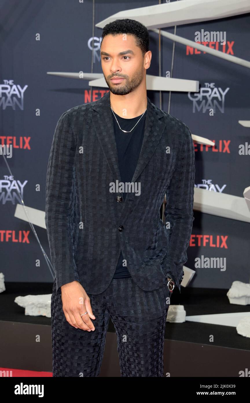 Rege-Jean Page attends the "The Gray Man" Netflix Special Screening at ...