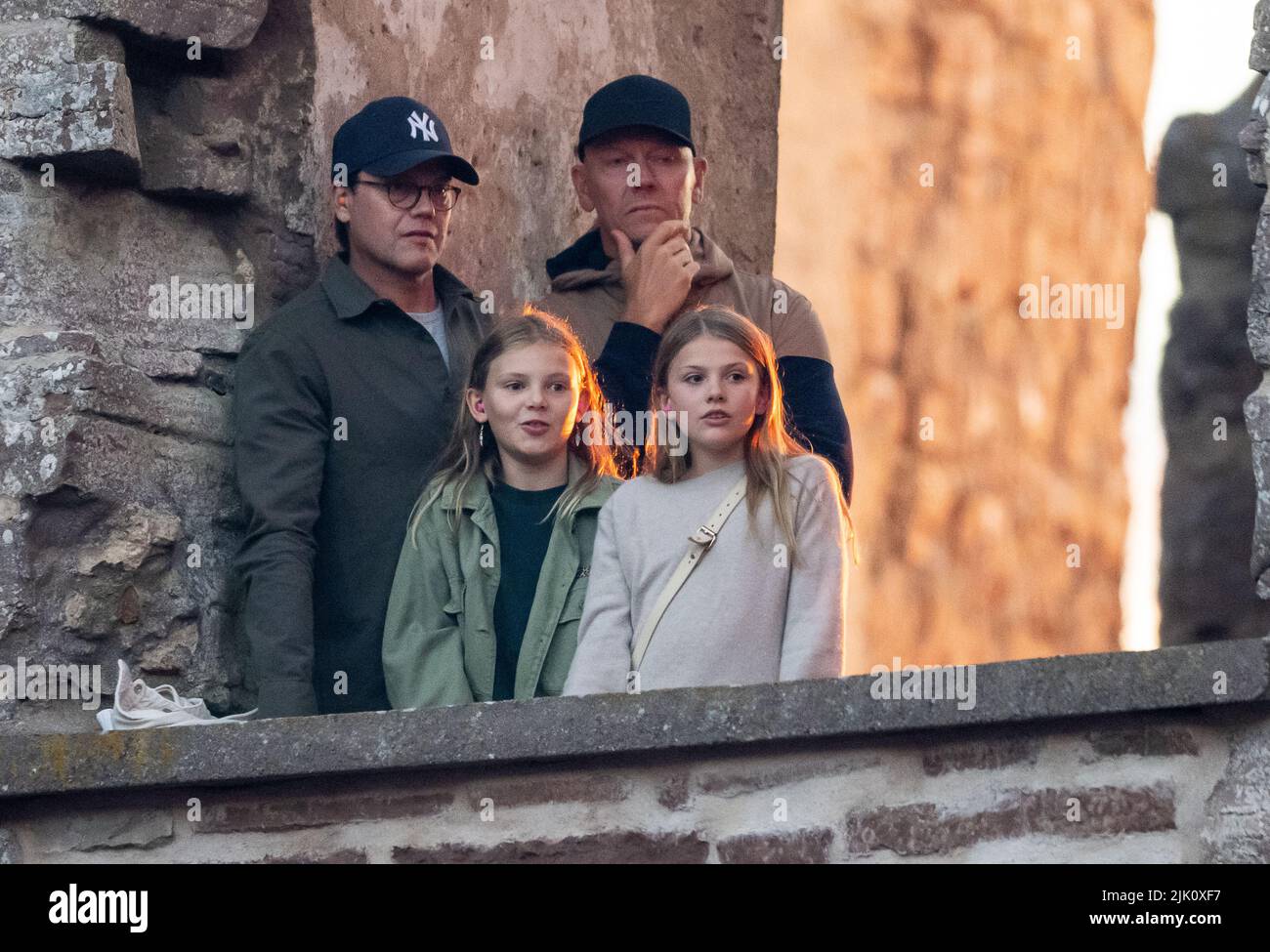BORGHOLM 20220728 Prince Daniel, Mats Sundin, former Swedish ichhockey ... BORGHOLM 20220728 Prince Daniel, Mats Sundin, former Swedish ichhockey ...
