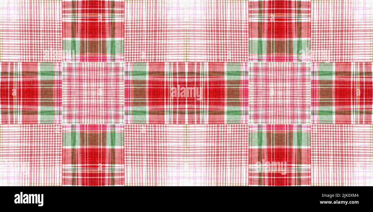 Christmas tartan background border. Traditional plaid for seasonal ...