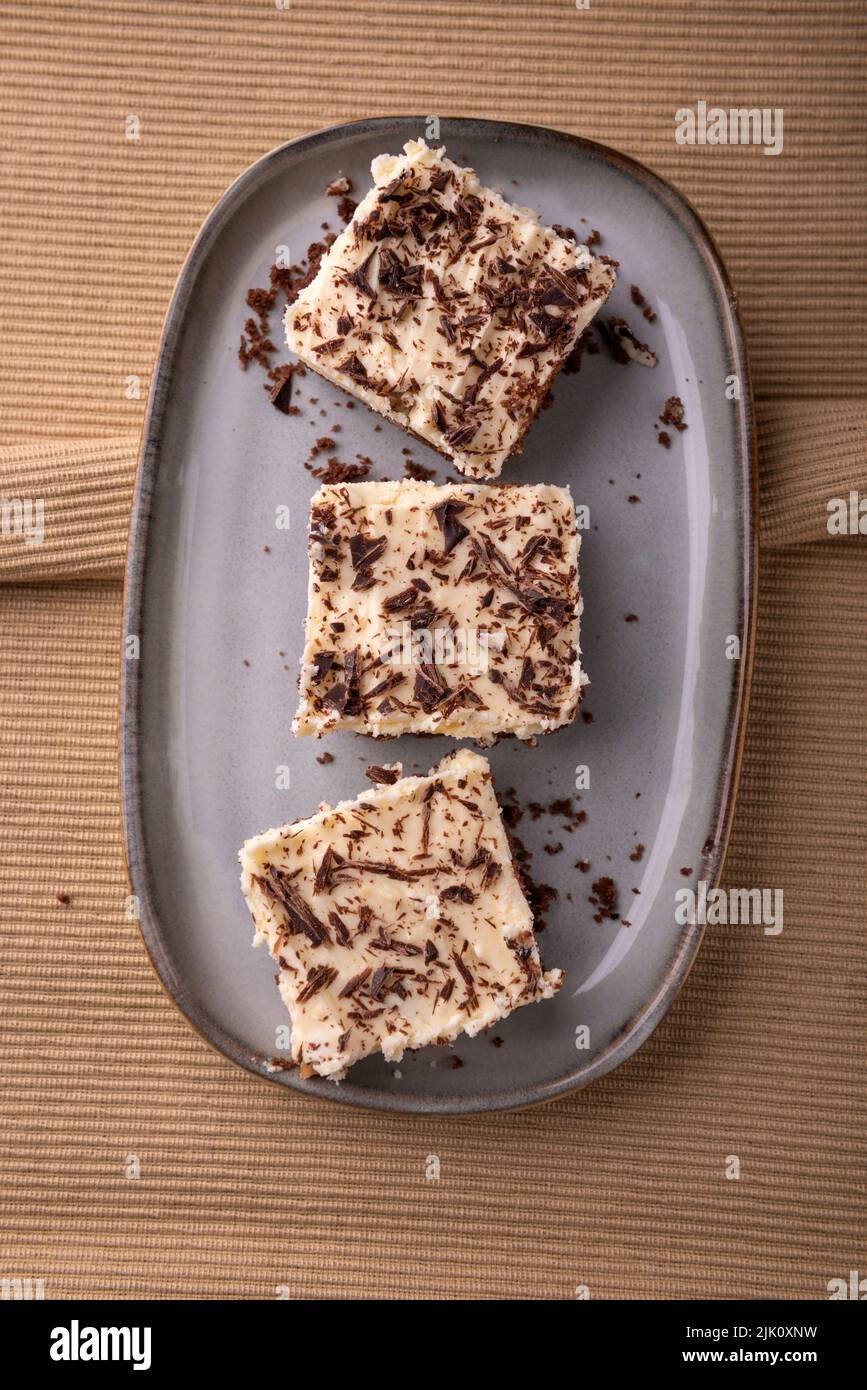 Chocolate pudding birds eye view hi-res stock photography and images ...