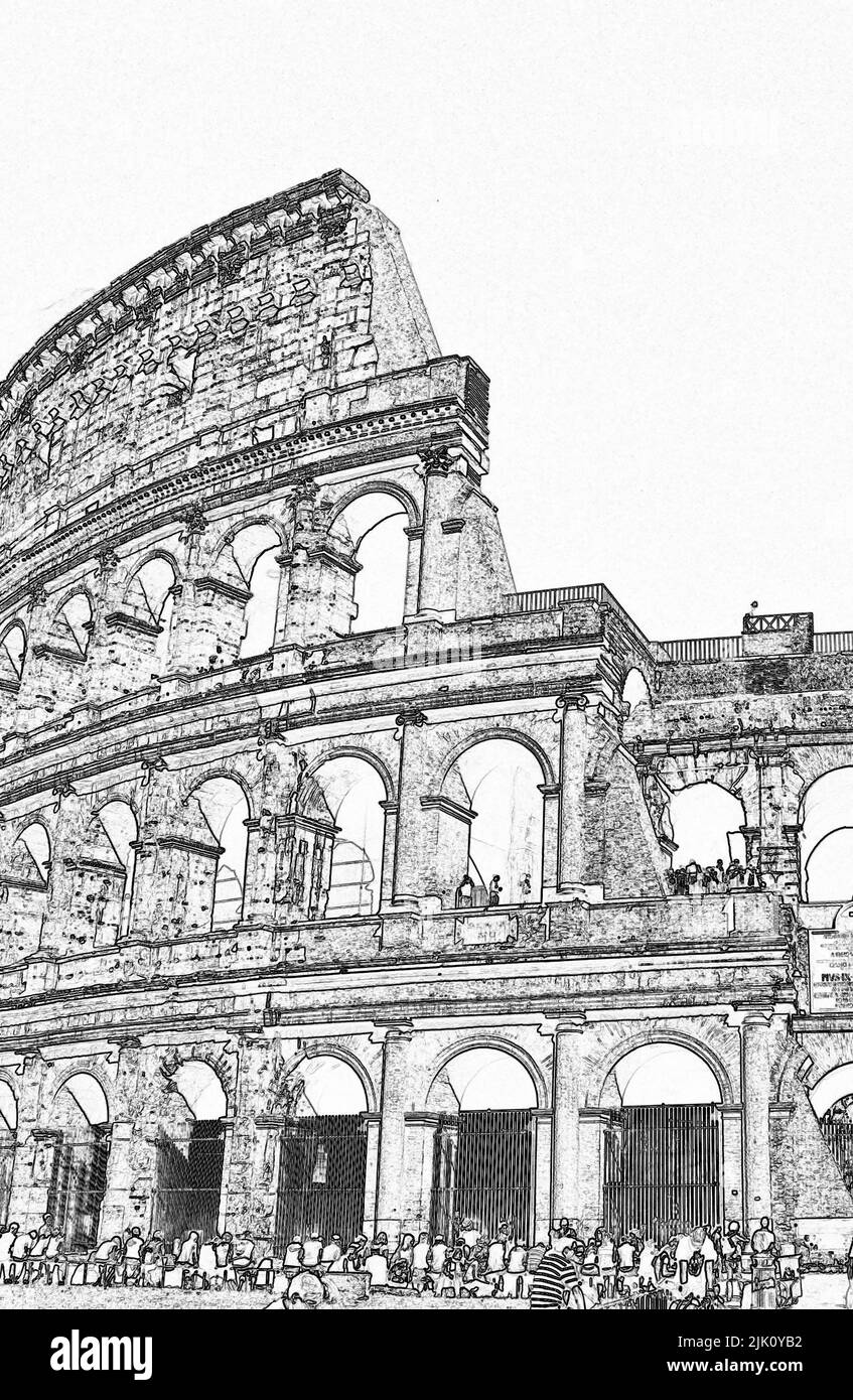 The Coloseum, Roma, Italy Stock Photo - Alamy