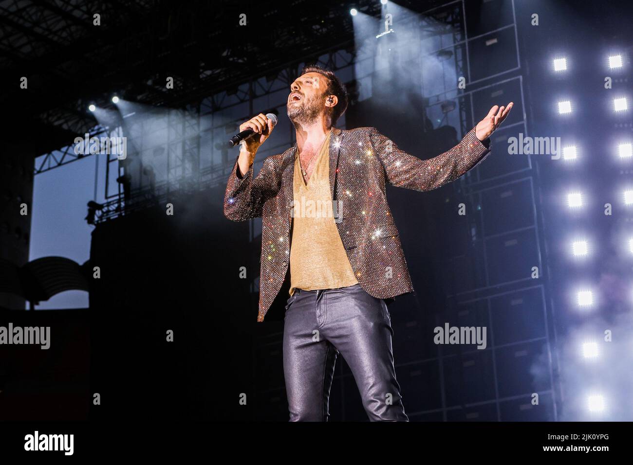 Italian singer Cesare Cremonini performs live in concert at Giuseppe ...