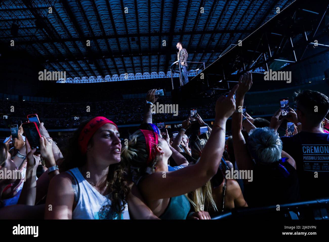 Italian singer Cesare Cremonini performs live in concert at Giuseppe ...