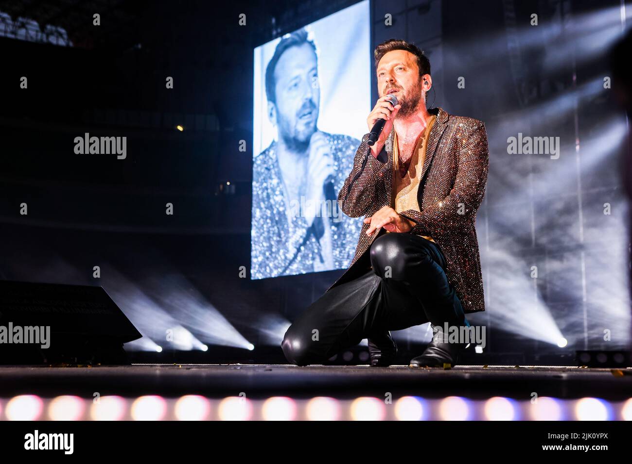 Italian singer Cesare Cremonini performs live in concert at Giuseppe ...