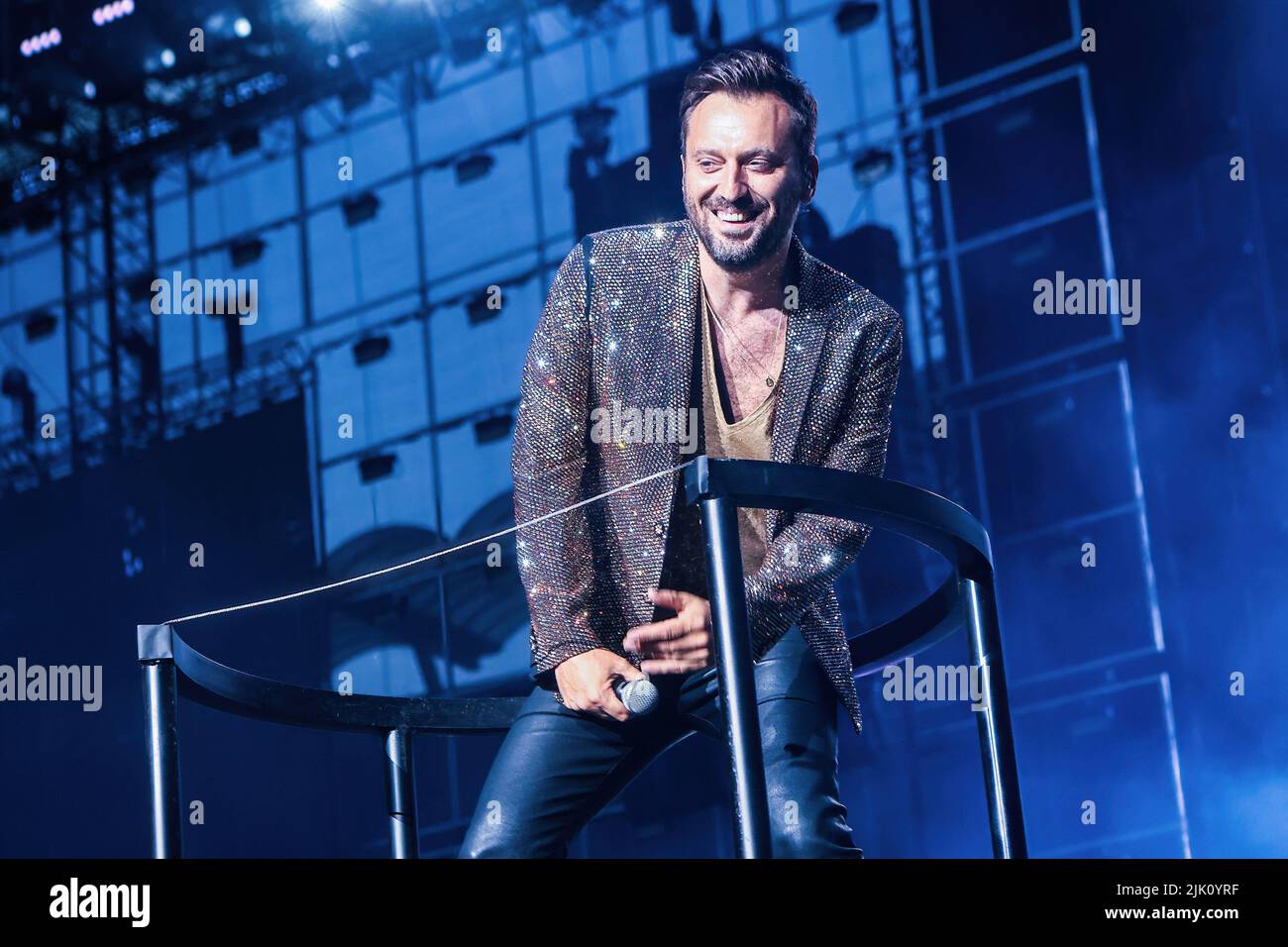 Italian singer Cesare Cremonini performs live in concert at Giuseppe ...