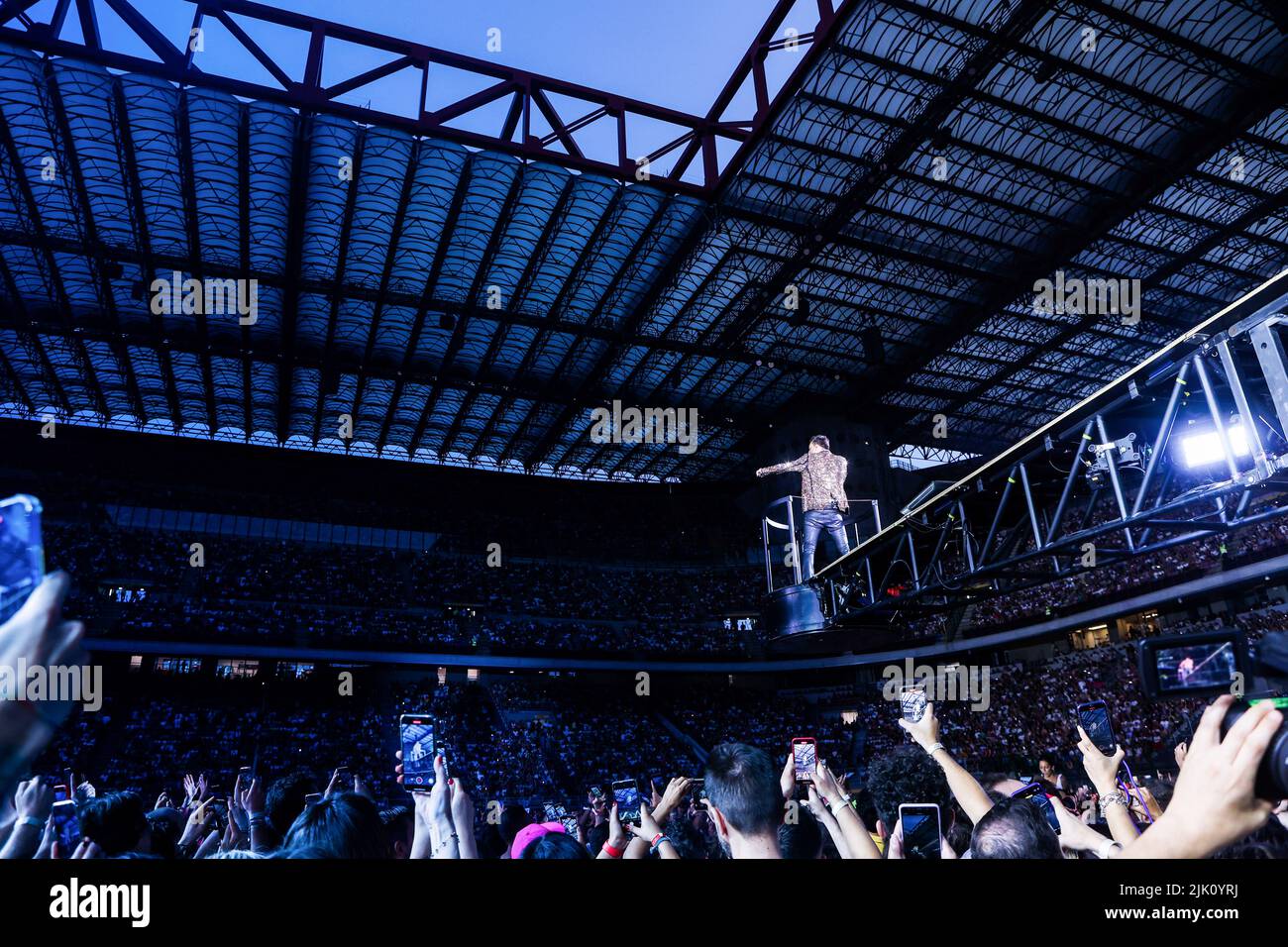 Italian singer Cesare Cremonini performs live in concert at Giuseppe ...