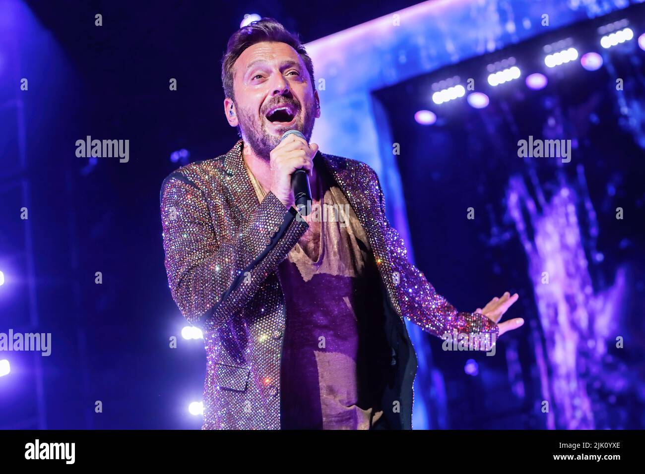 Italian singer Cesare Cremonini performs live in concert at Giuseppe ...