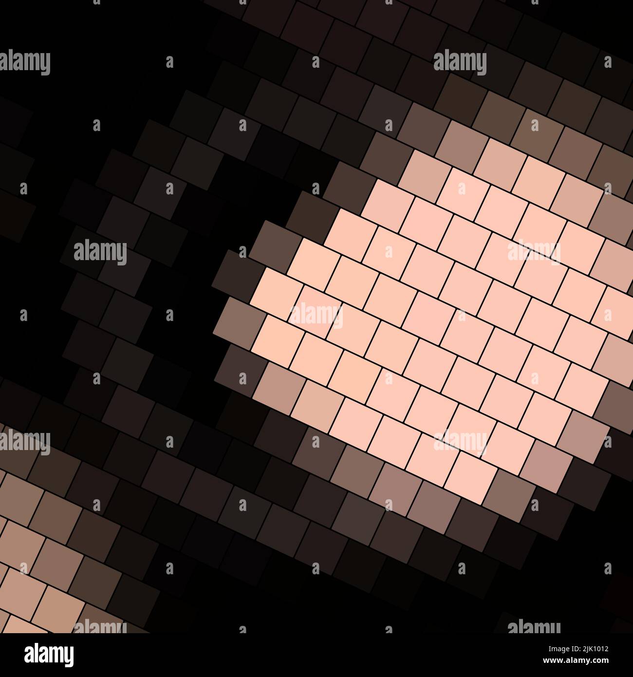 abstract squared Colorful palette brick wall texture background with geometric decorative ...