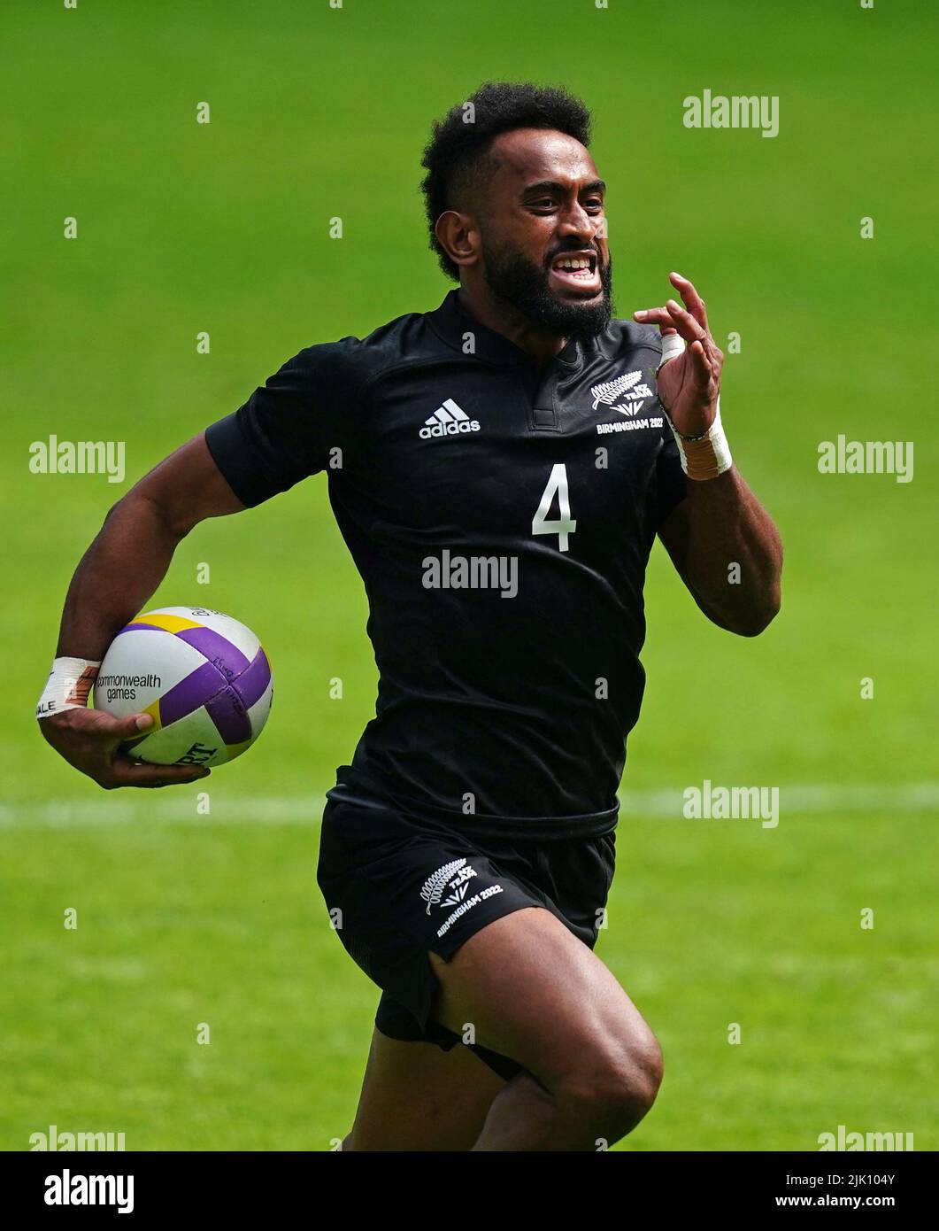 New Zealand's Akuila Rokolisoa during the Men's Pool A Rugby Sevens ...