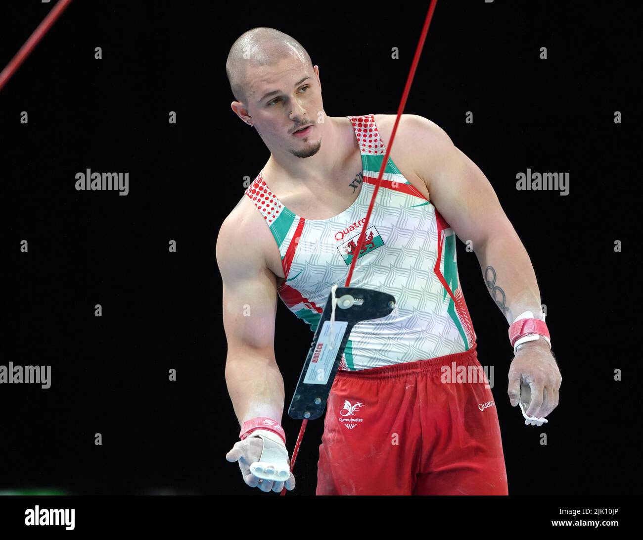 Wales' Brinn Bevan during the Men's Team Final and Individual ...