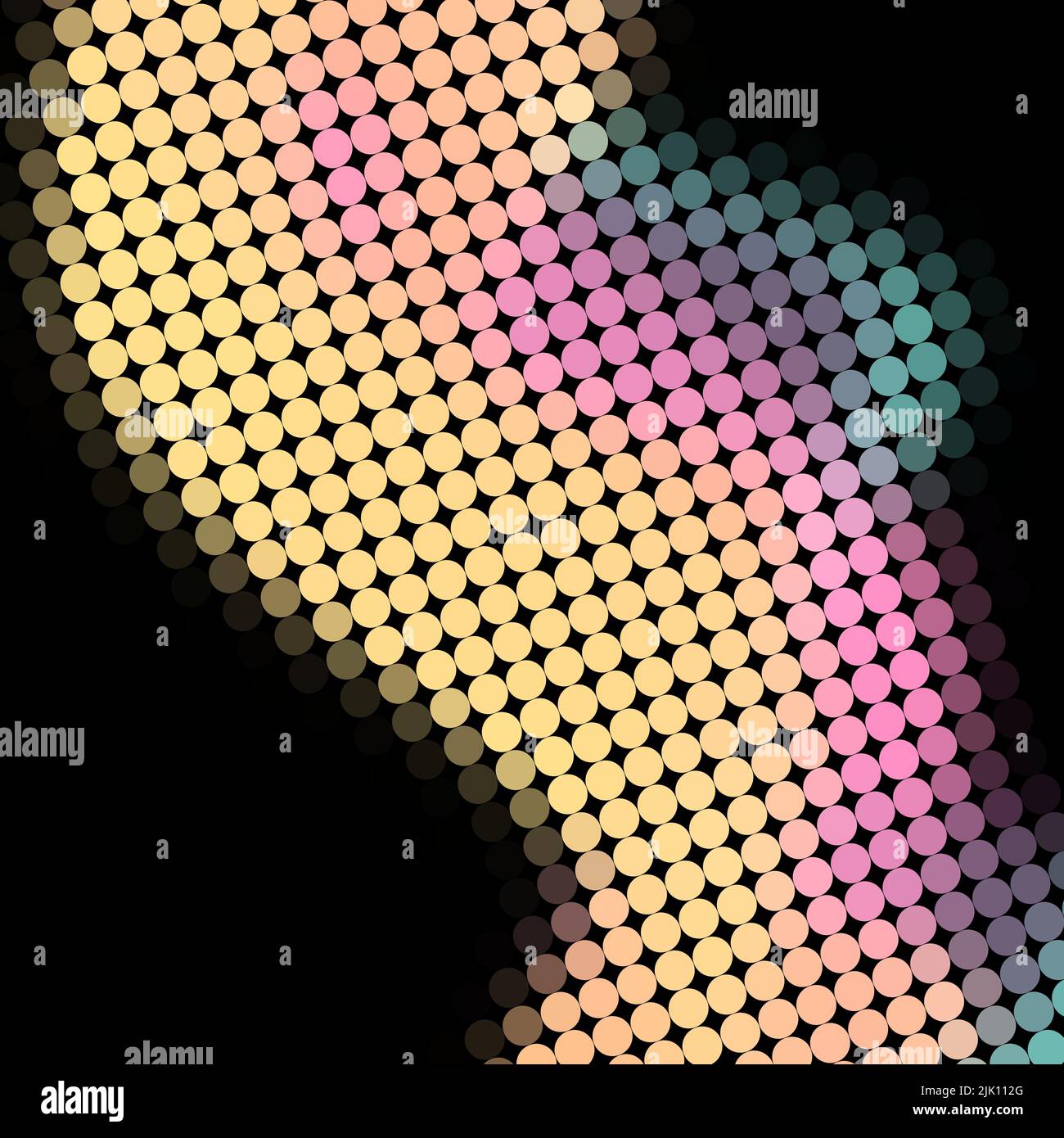 Abstract geometric colorful round shape polka dot pattern with ...