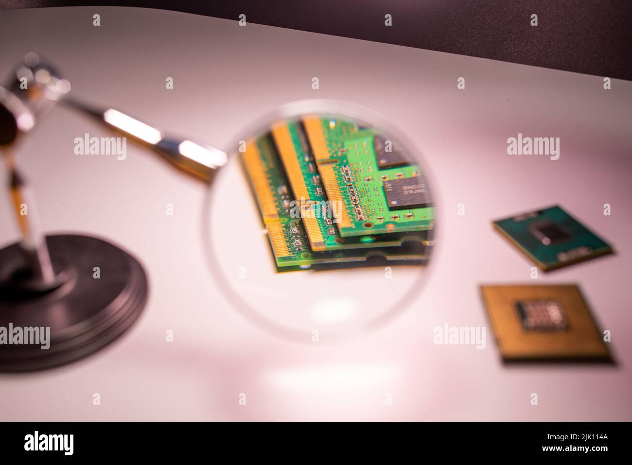 A Close-up of Computer RAM Random Access Memory Stock Photo - Alamy