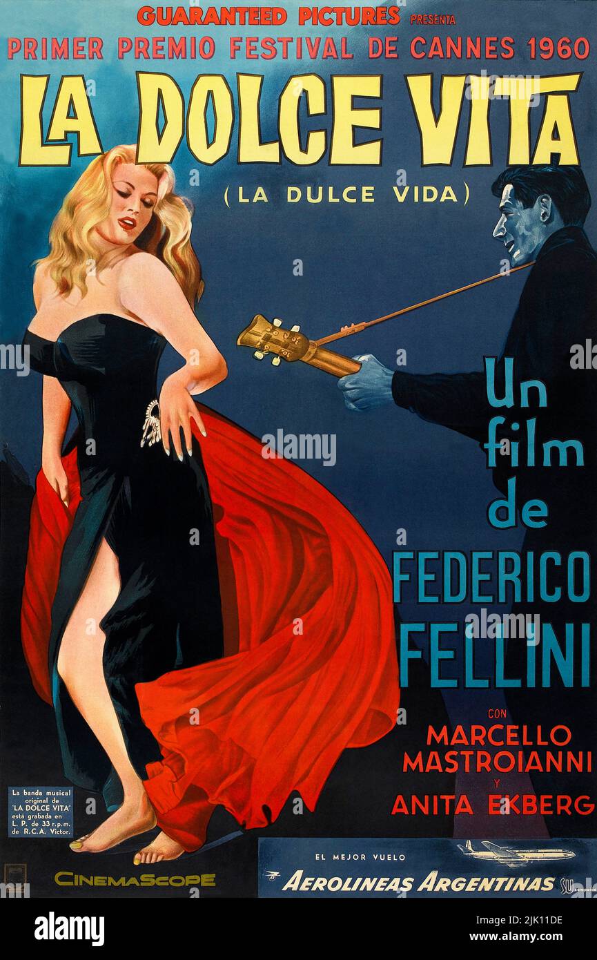 Film poster for la dolce vita hi-res stock photography and images - Alamy