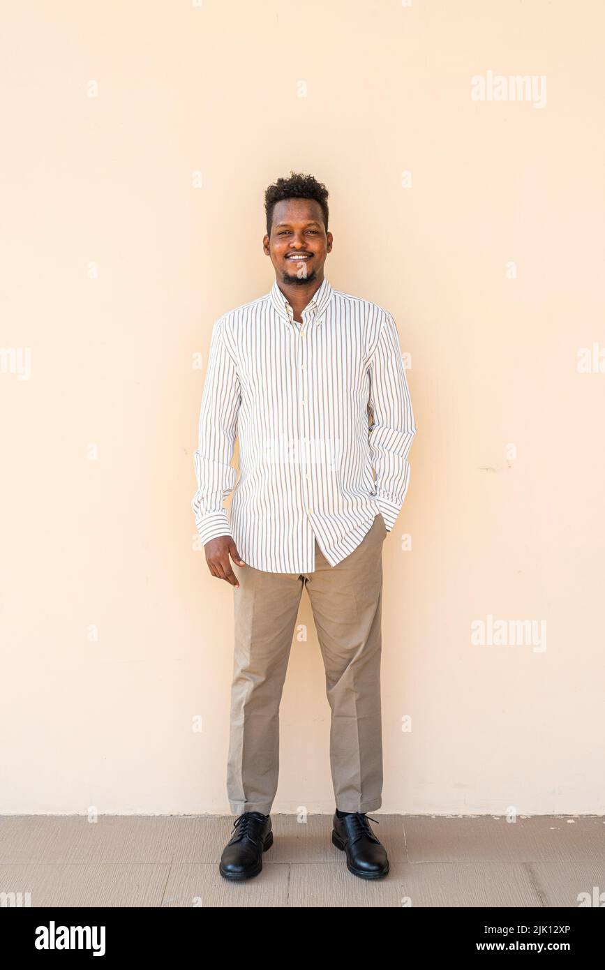 Portrait of handsome young African man Stock Photo - Alamy