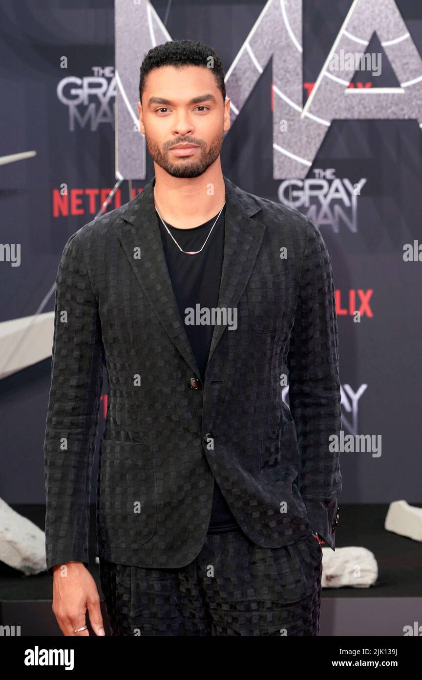 Rege-Jean Page attends the "The Gray Man" Netflix Special Screening at ...