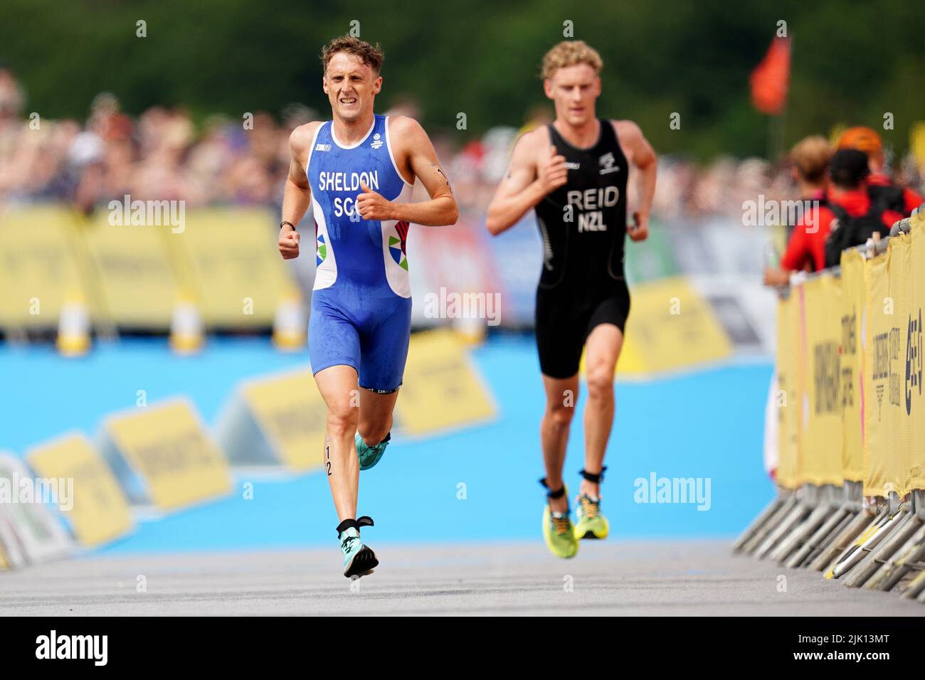Scotland's Grant Sheldon in action during the Men’s Individual Sprint ...