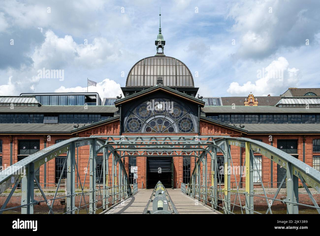 The historic fish auction hall (German: Fischauktionshalle), nowadays ...