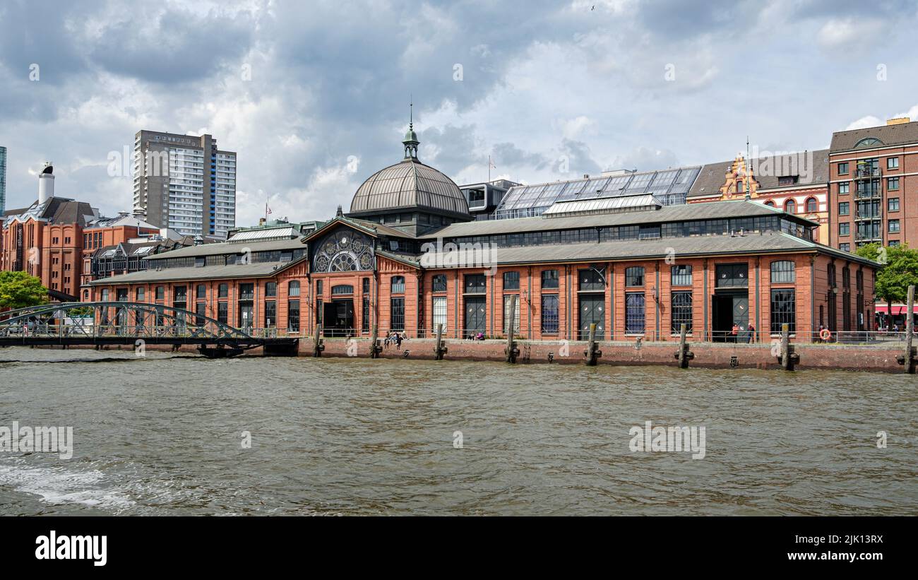 The historic fish auction hall (German: Fischauktionshalle), nowadays ...