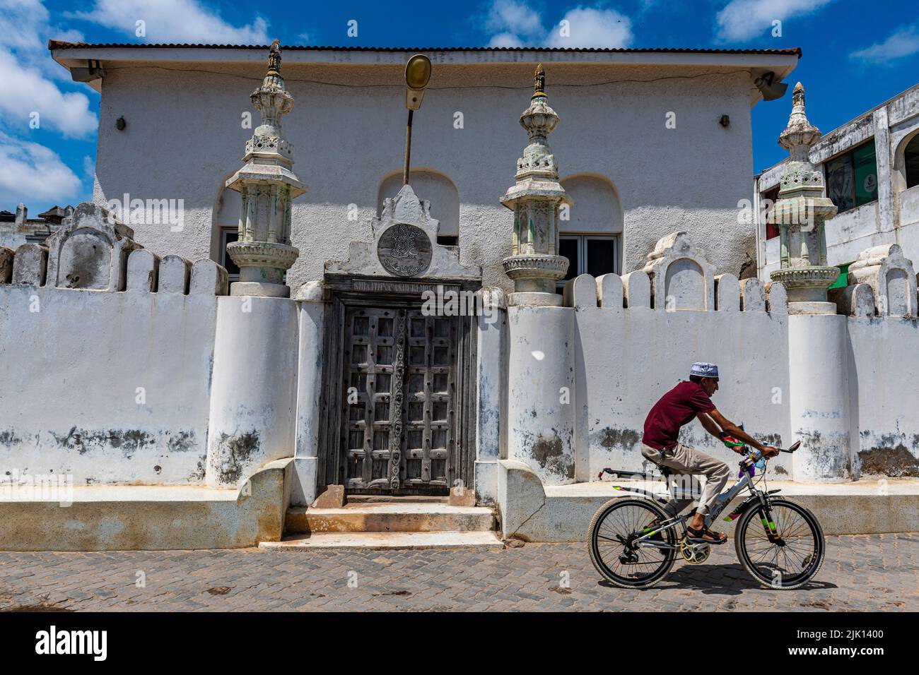 Lamu Town, UNESCO World Heritage Site, island of Lamu, Kenya Stock ...