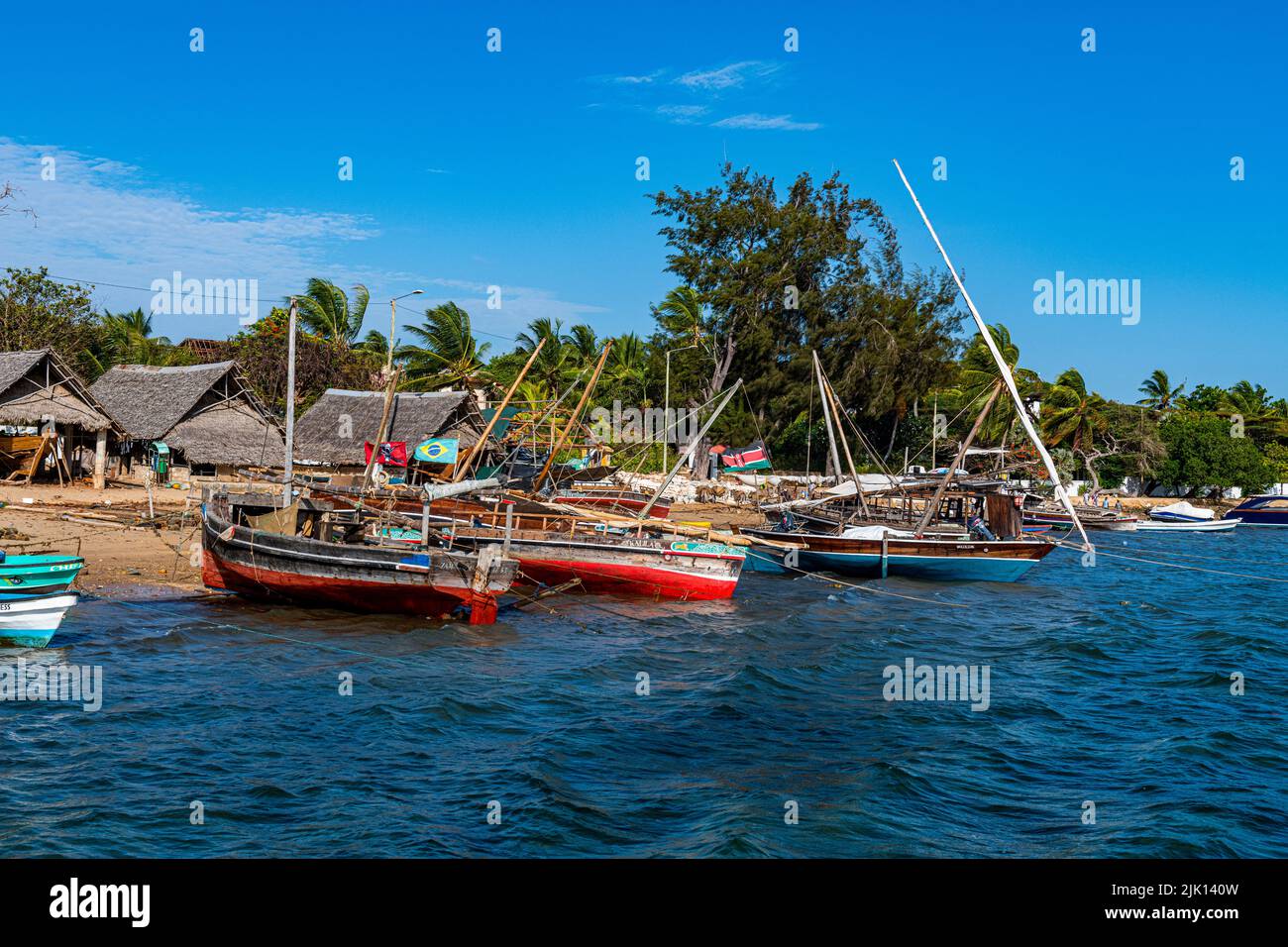 Dhows in the harbour of shela hi-res stock photography and images - Alamy